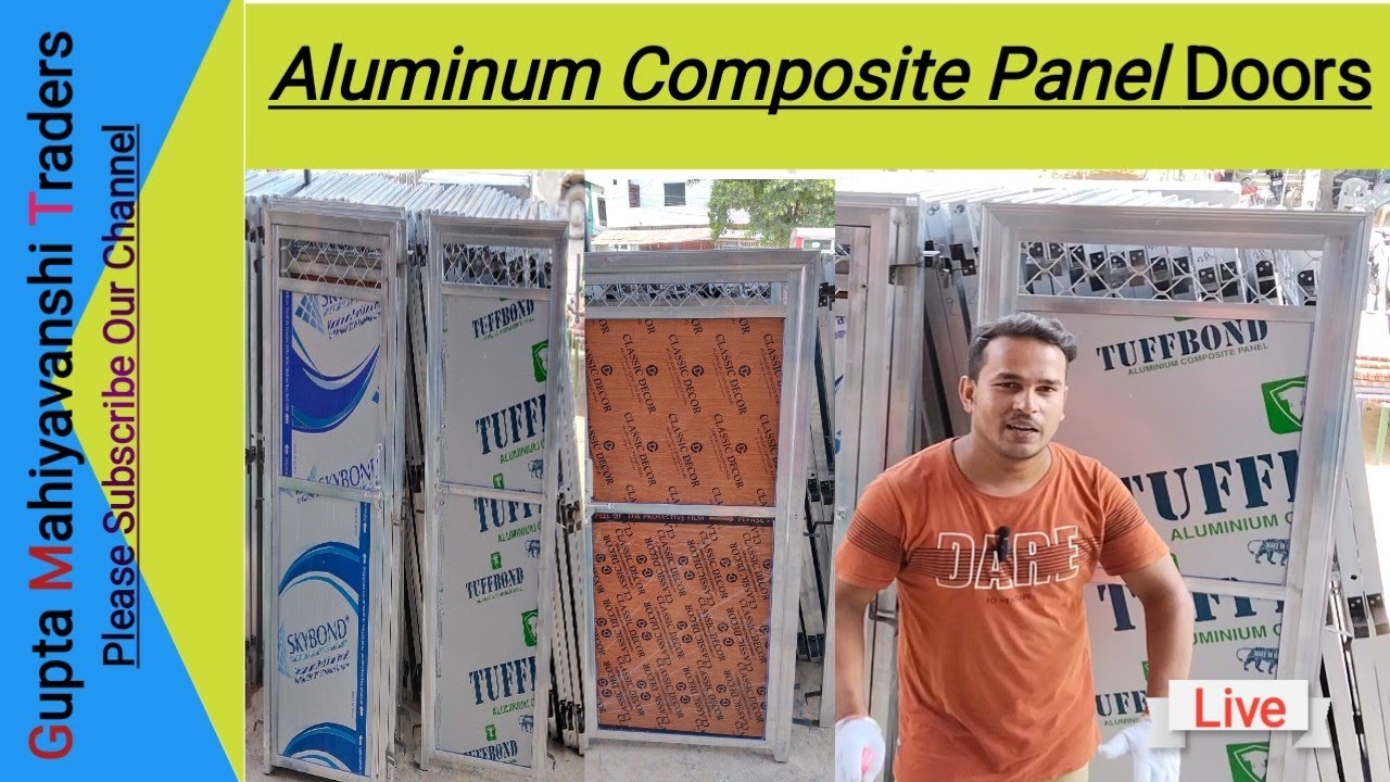 Aluminium Toilet Bathroom Doors ||ACP Doors Design #gmthardware ...