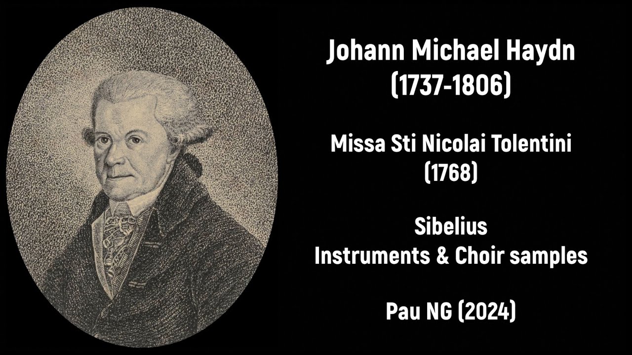 Johann Michael Haydn (1737-1806) - Missa Sti Nicolai Tolentini (1768) - YouTube