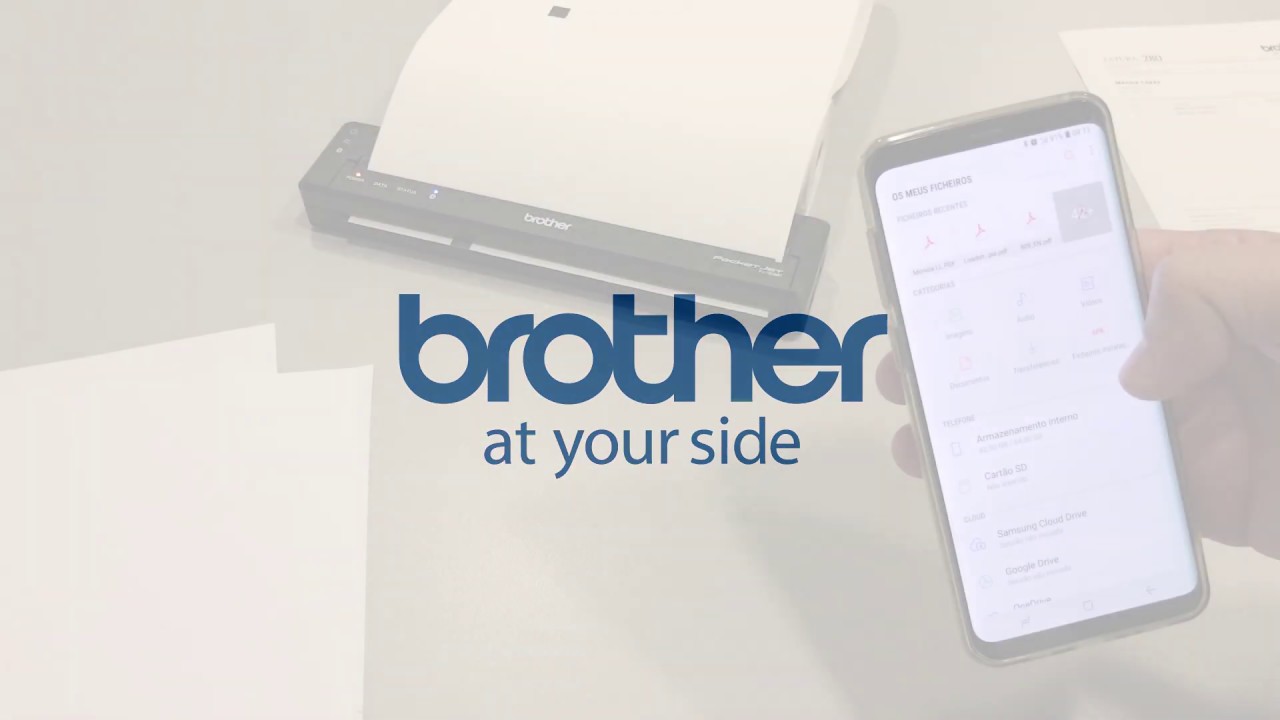 Brother PJ7 Impressão A5 móvel 2 folhas - YouTube