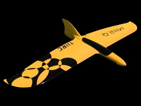 TJIRC Mini Q glider on the slopes - YouTube