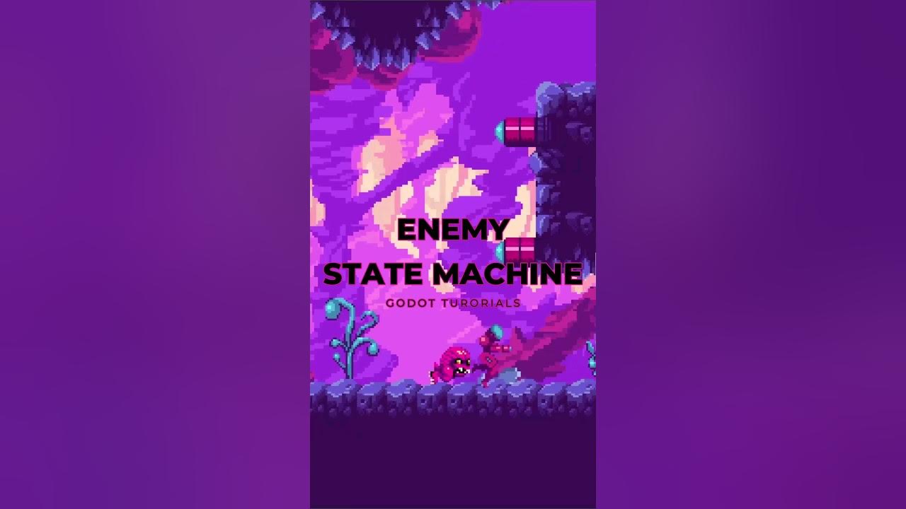 Enemy State Machine - 2D Platformer Game 🔥🎮 #indiedev #gamedev #gamedevelopmenttutorial #godot ...