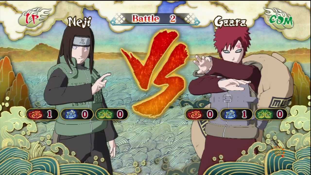 Naruto Shippuden Ultimate Ninja Storm 3 - Neji Vs Gaara - YouTube