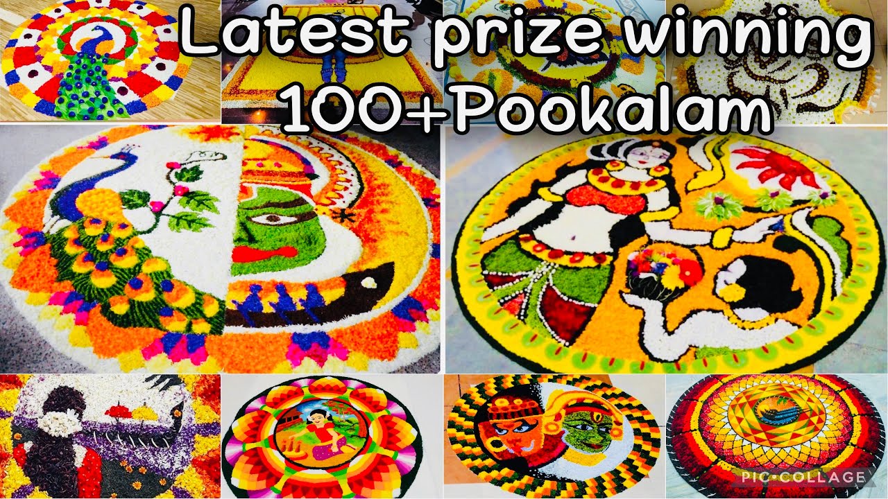 Onam Pookalam Designs 2022 / Best pookalam designs for Onam competition ...