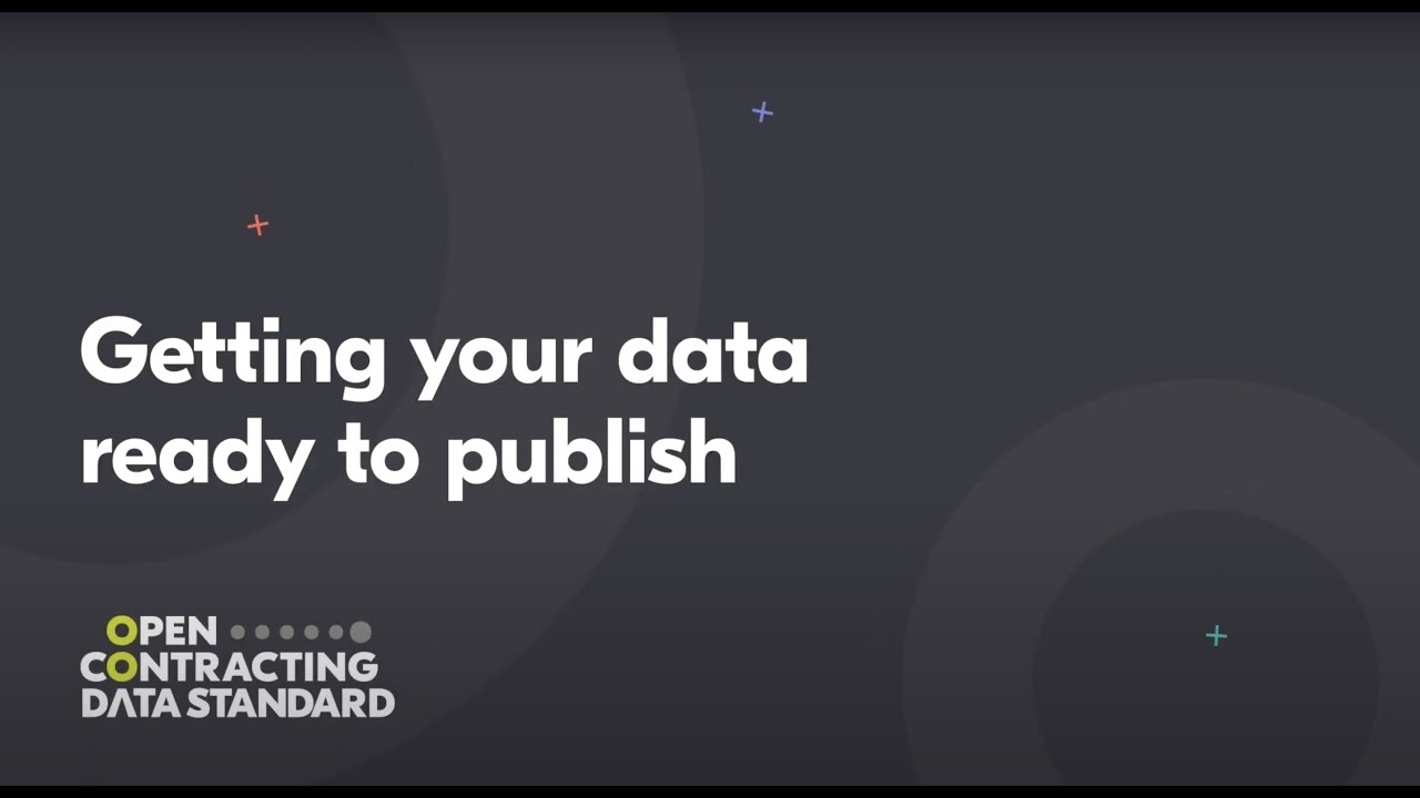 Getting your data ready to publish - YouTube