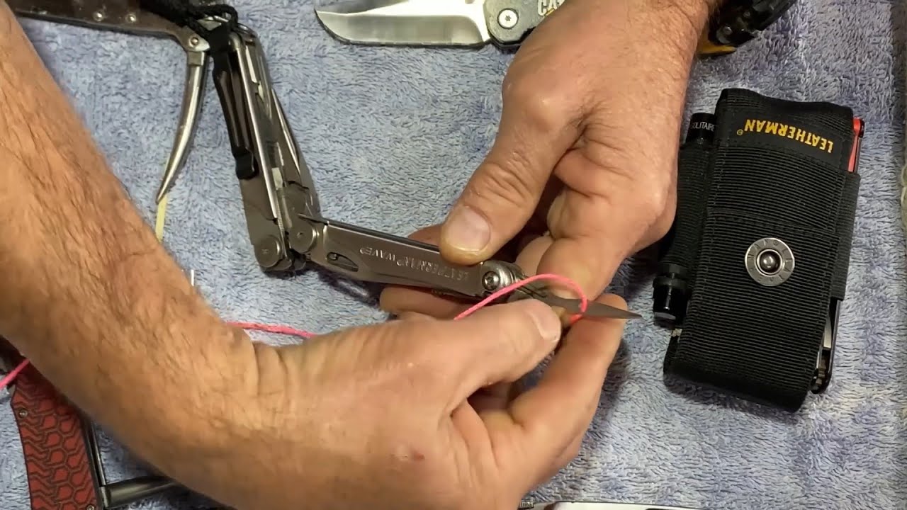 Leatherman modifications for Boat work - YouTube