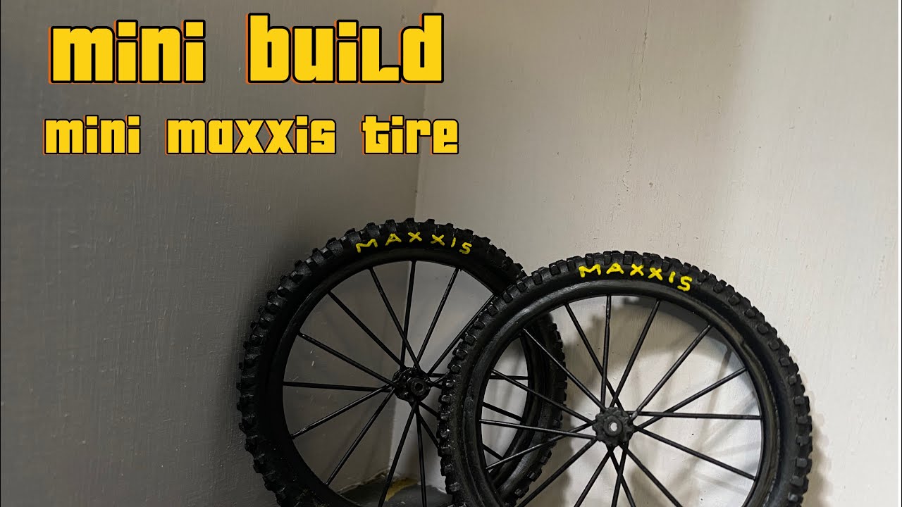 Build mini maxxis tire | handmade build - YouTube
