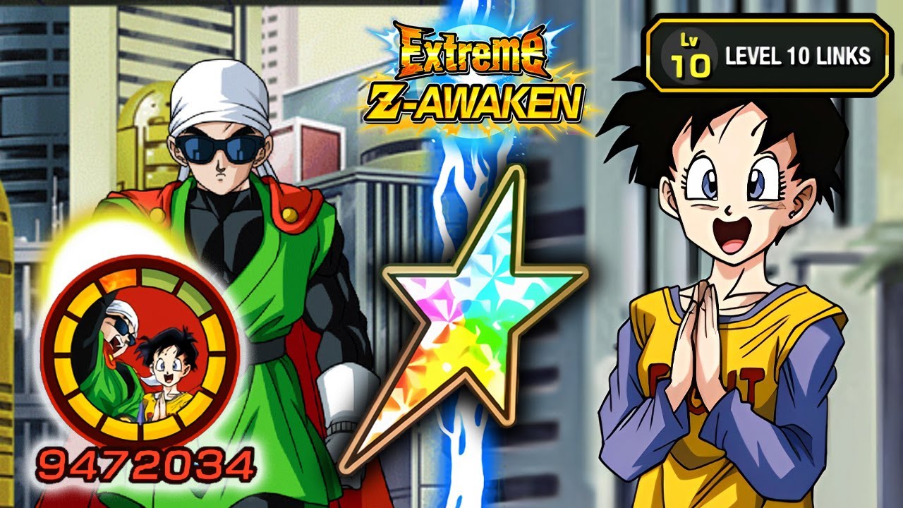100% EZA GREAT SAIYAMAN & VIDEL LEVEL 10 LINKS + STICKER EFFECT! Dragon ...