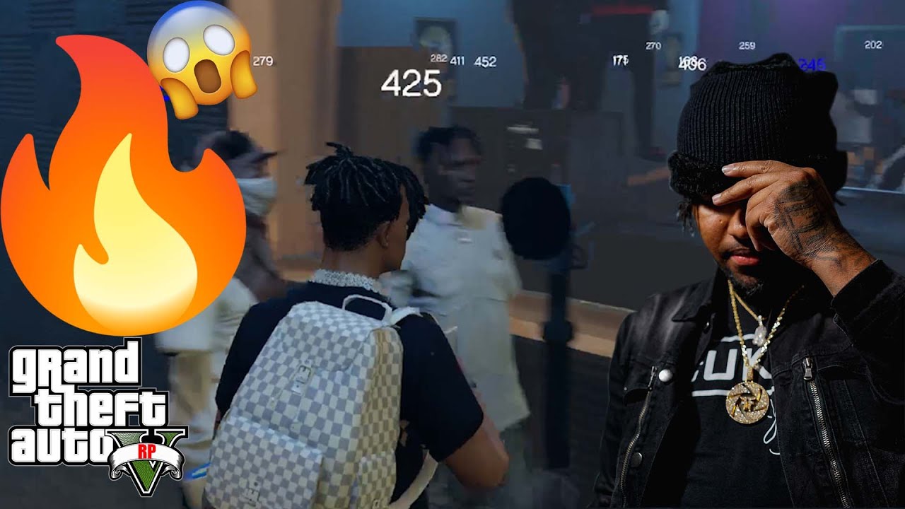 GTA V RP: Kade Fresco has a studio session *Turns into a shoot out ...
