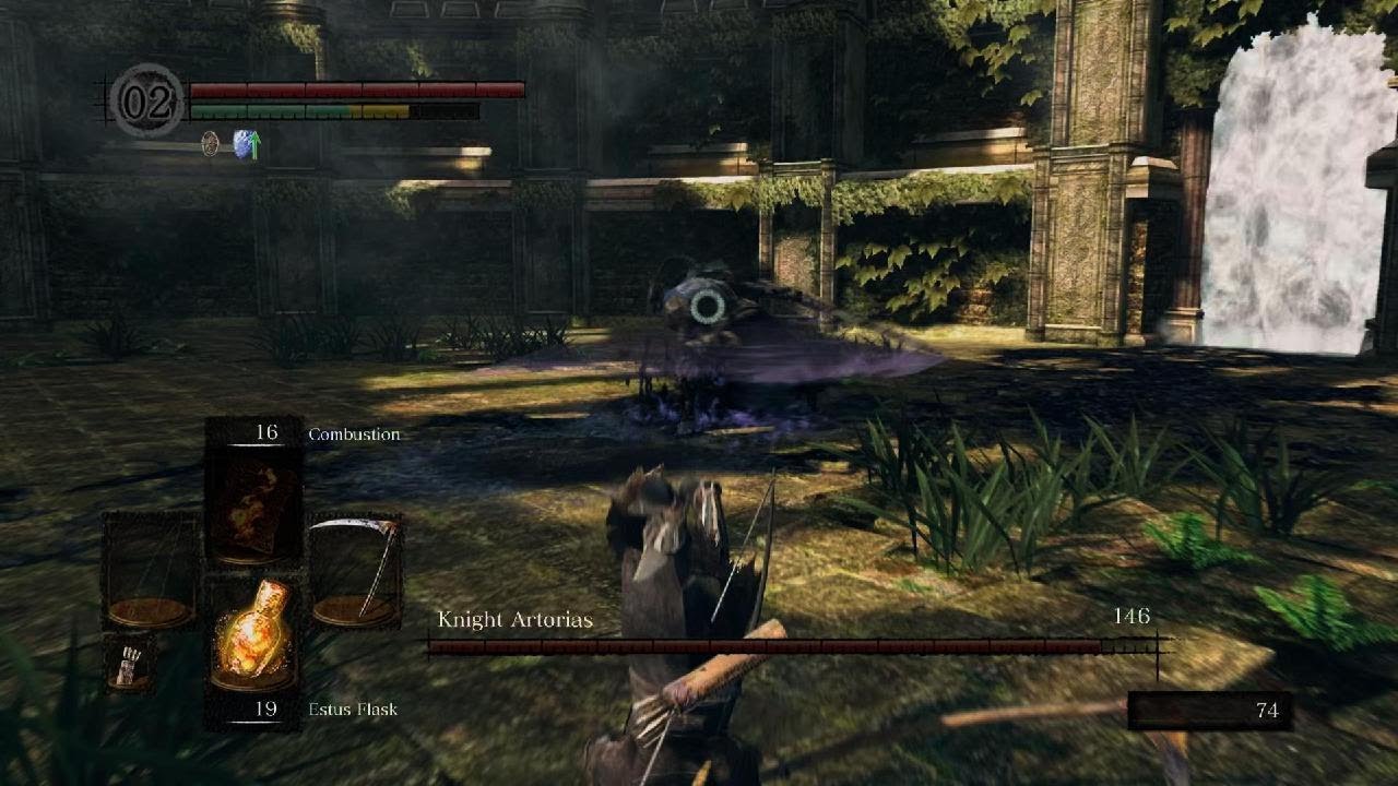 DARK SOULS: Artorias The Abysswalker Boss fight NG - YouTube
