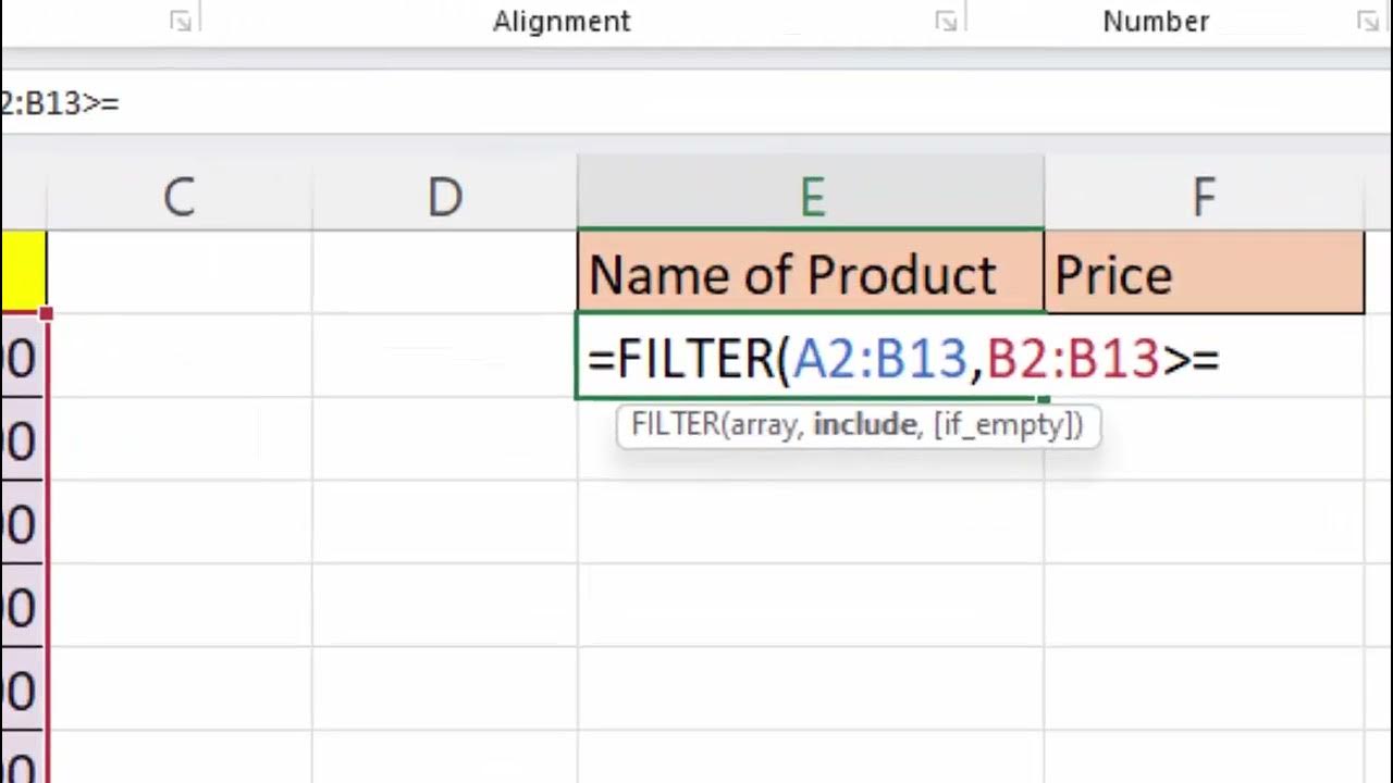 Filter formula in Microsoft Excel@COMPUTEREXCELSOLUTION - YouTube