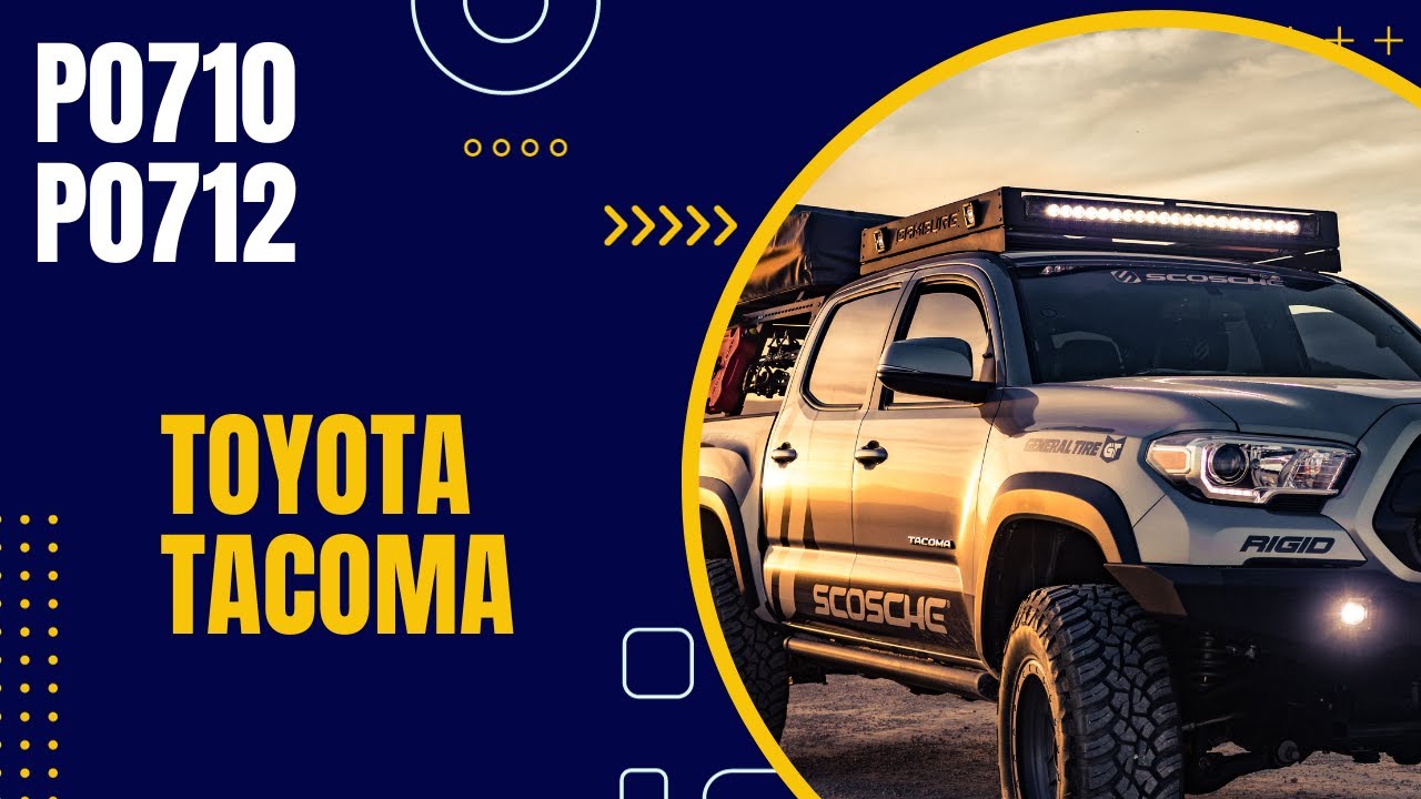 2003 Toyota Tacoma Diagnóstico y Reparación de Códigos P0710 y P0712 ...