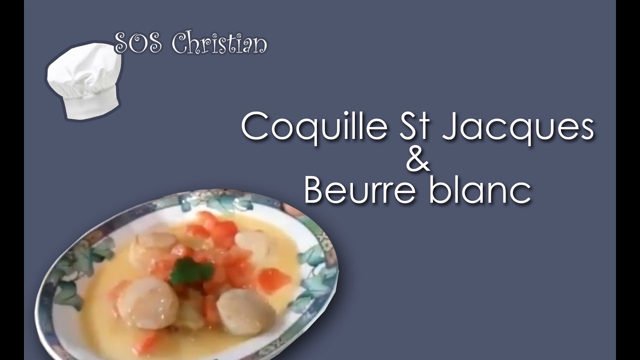 SOS Christian: Coquille st jacques au beurre blanc - YouTube