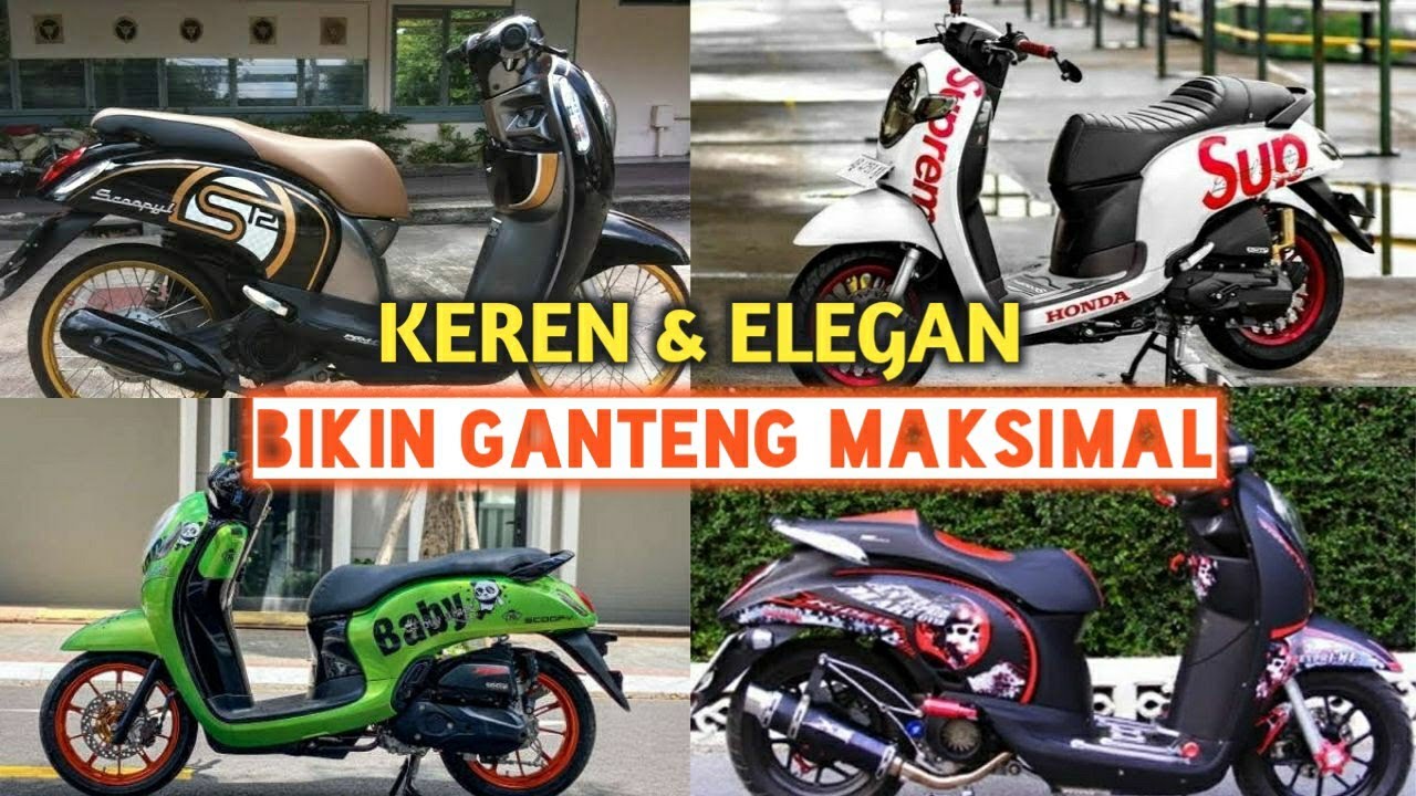 34 Modifikasi HONDA SCOOPY Paling Elegan & Keren || Modifikasi Scoopy ...