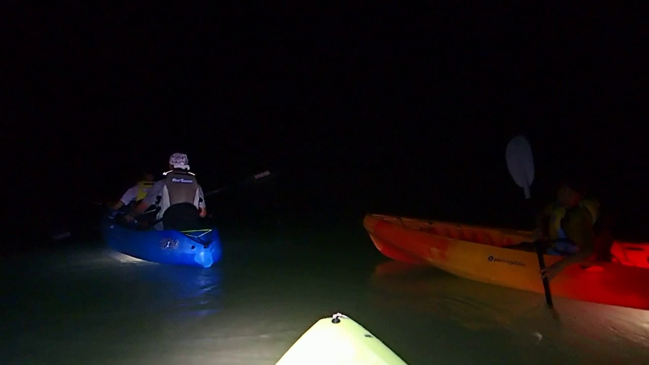 Night Kayak！！！ - YouTube