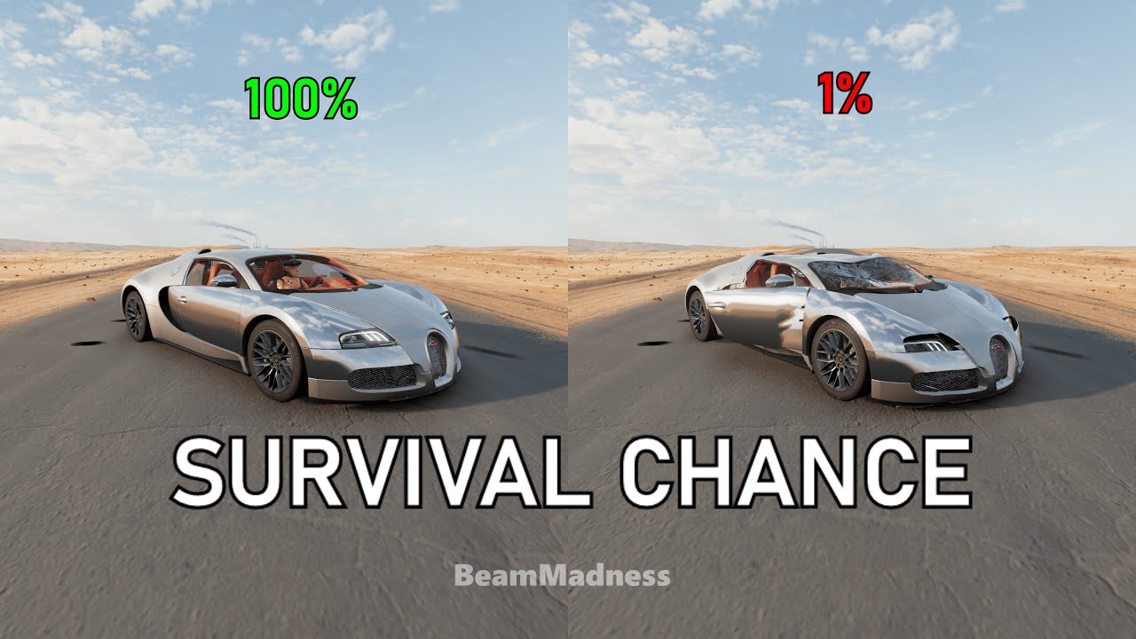 Realistic Survival Chance Crashes #43 (With Dummies) | BeamNG.drive ...