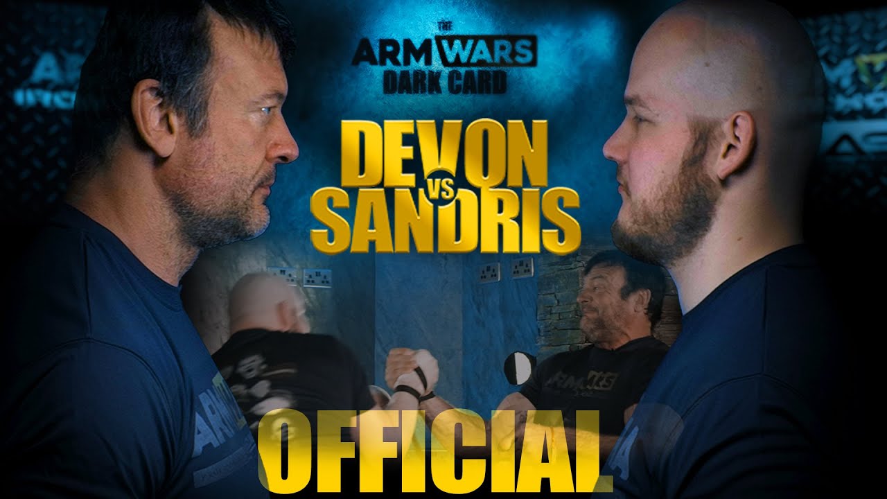 DEVON LARRATT Vs. SANDRIS SEDIS - ARM WARS ‘DARK CARD’ - RIGHT HAND ...
