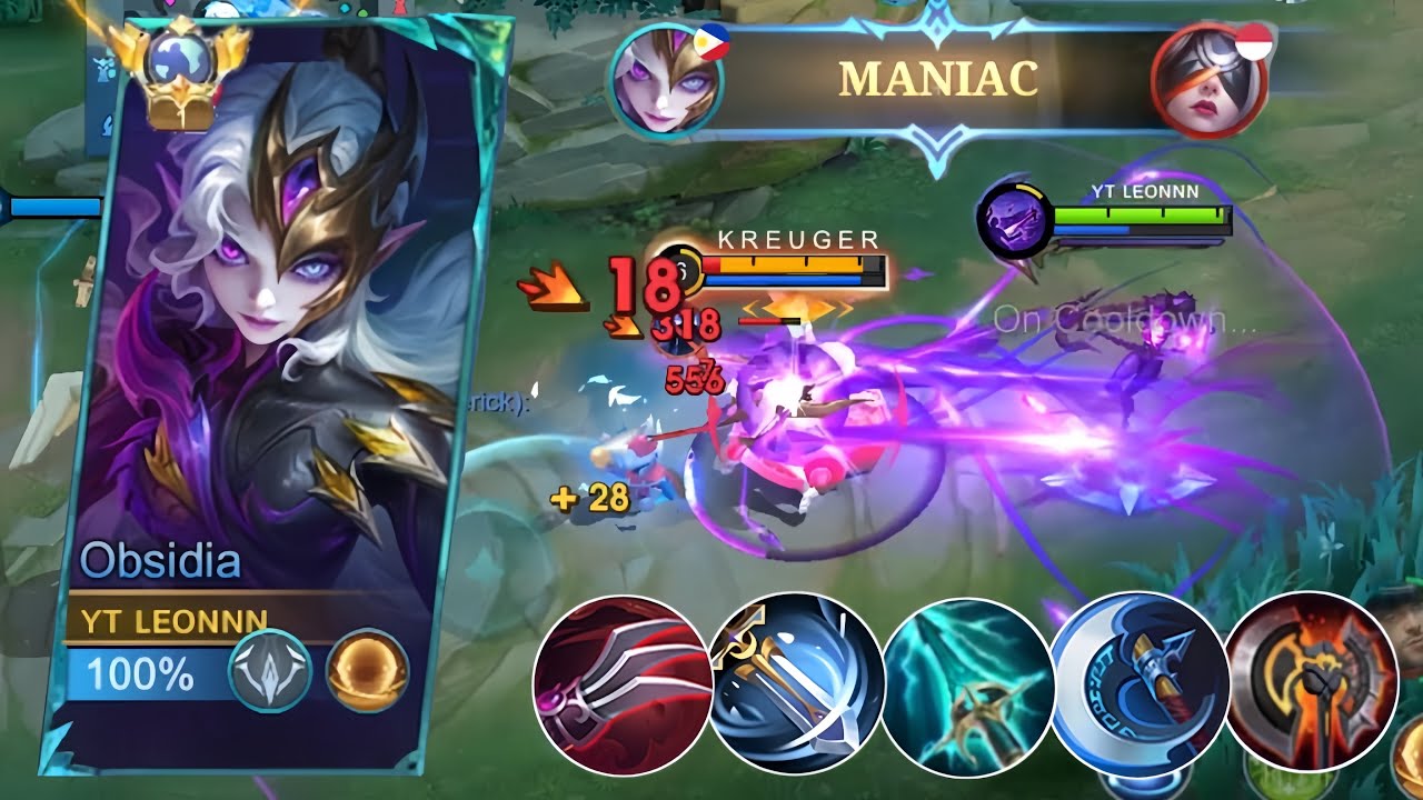 OBSIDIA BEST BUILD & EMBLEM FOR SEASON 38!! (this build insane damage ...