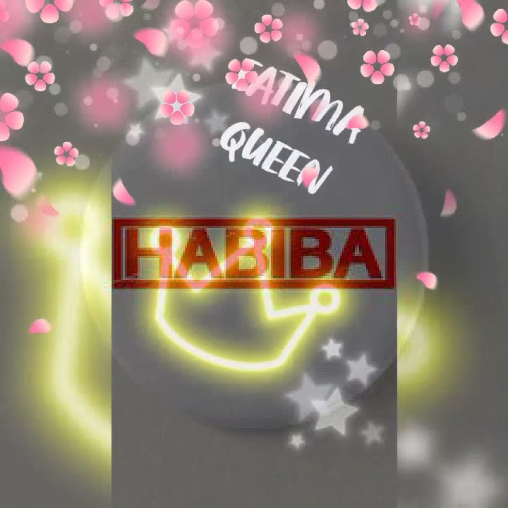 habiba name wall paper #fatima #queen #laiba coaching classes - YouTube