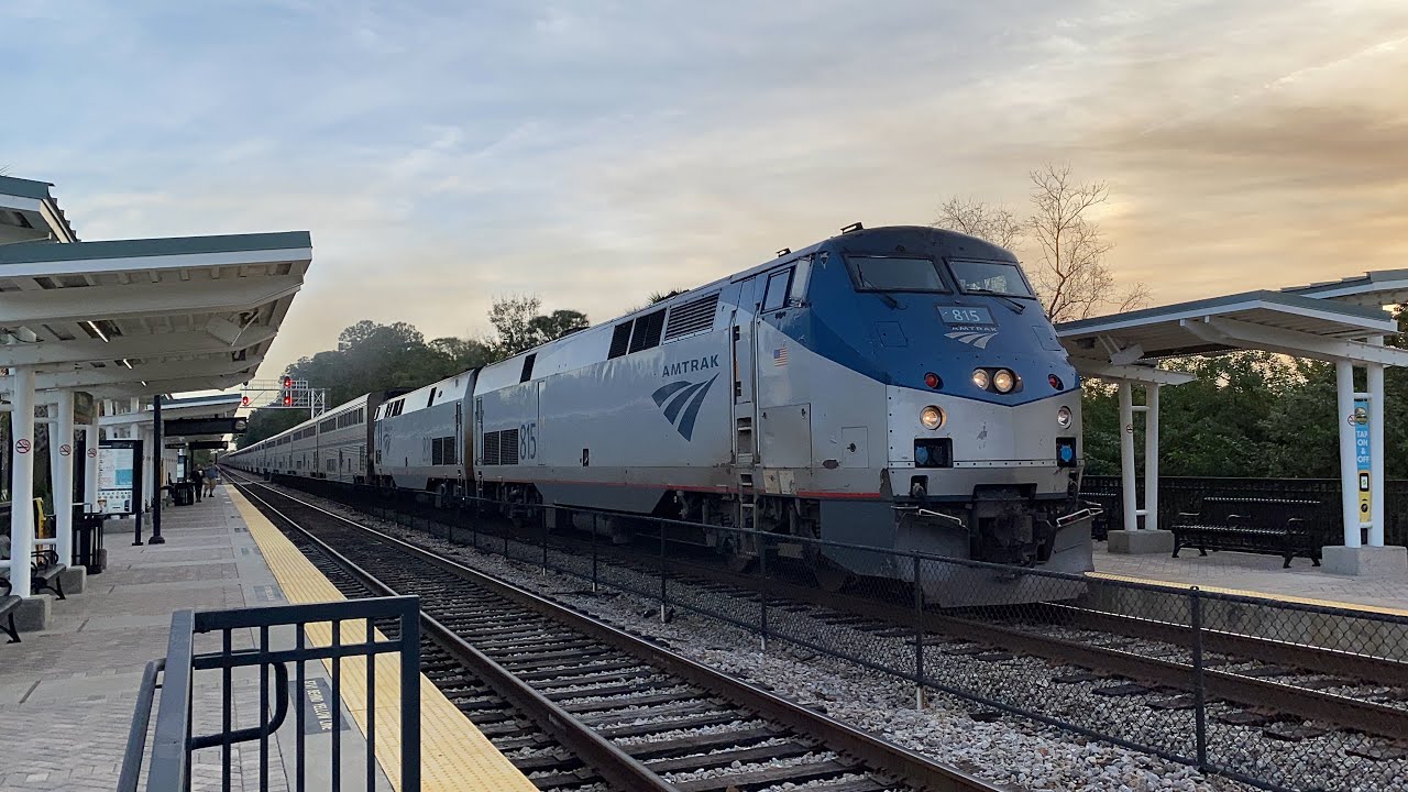 Amtrak Auto Train 52 (1) Passing Through DeBary, Florida (2/1/24) - YouTube