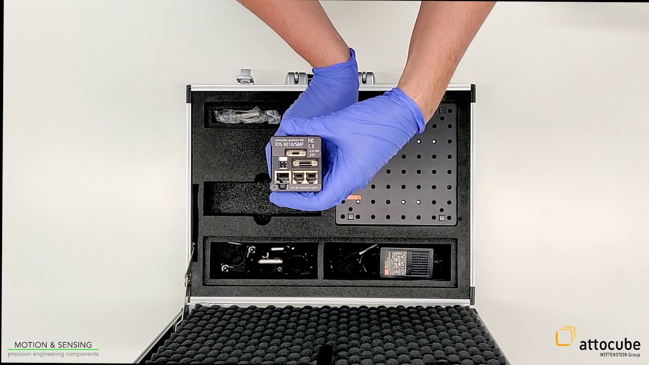 IDS3010: loan kit components for attocube’s laser interferometer - YouTube
