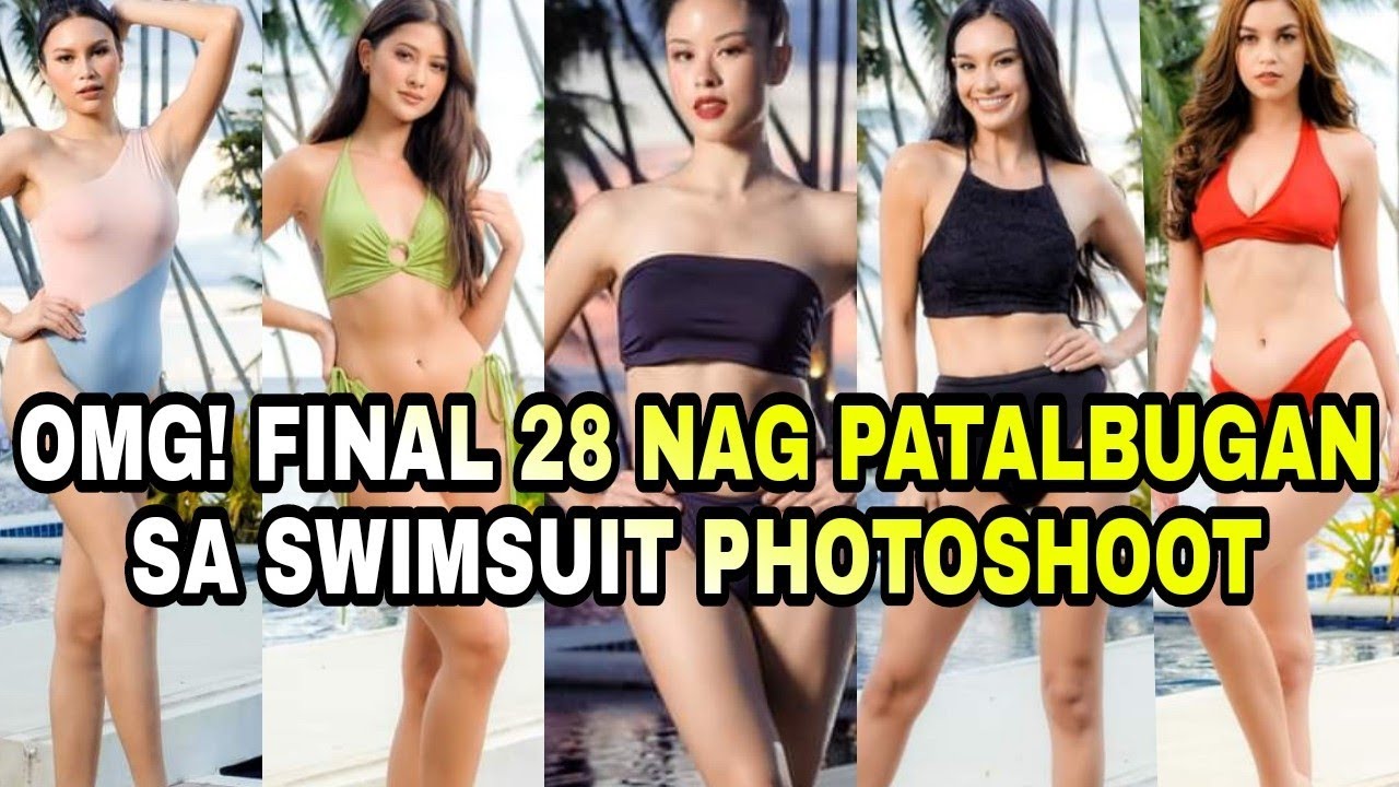 Miss Universe Philippines 2021 Swimsuit Competition QMG Nag Patalbugan Ang Final 28 - YouTube