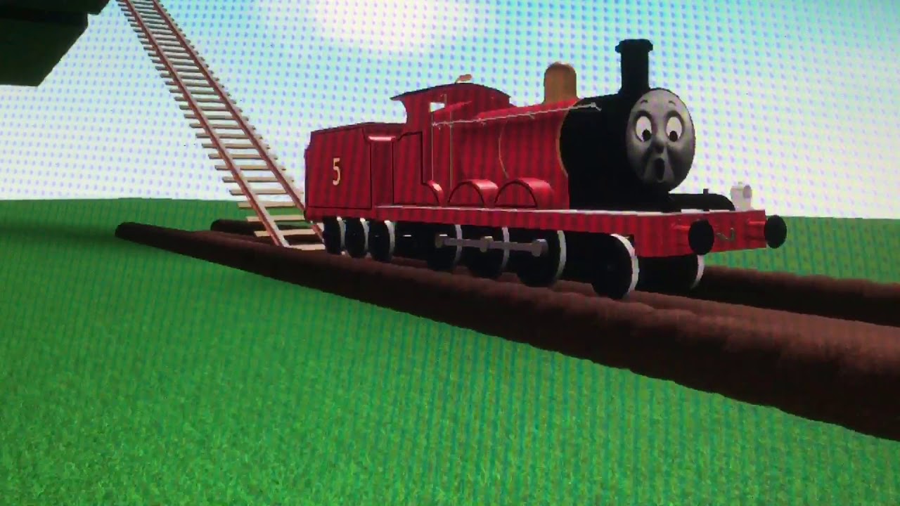 Thomas James and Percy’s wheels were skidding on the icy track - YouTube