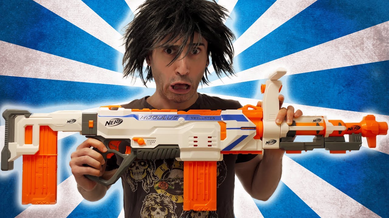 NERF WAR: THE BIG GUN! - YouTube
