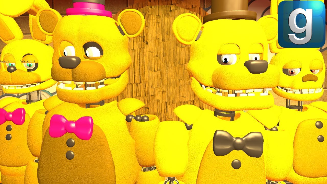 Gmod FNAF | Brand New Golden Era Springlocks Pack! - YouTube