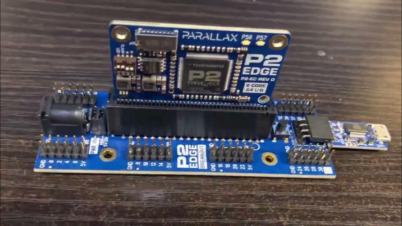 Parallax P2 Edge setup and running code for beginners under 7 minutes ...