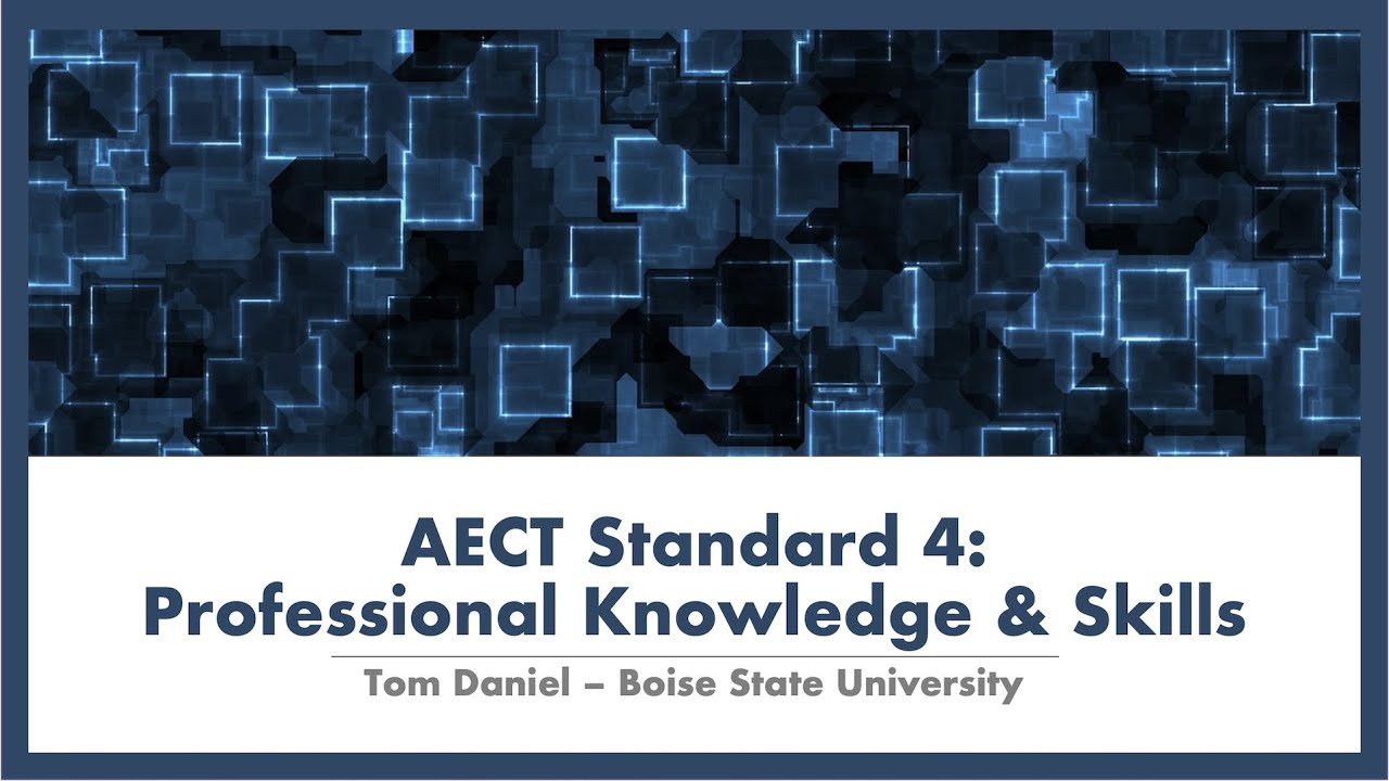 AECT Standard 4 - YouTube