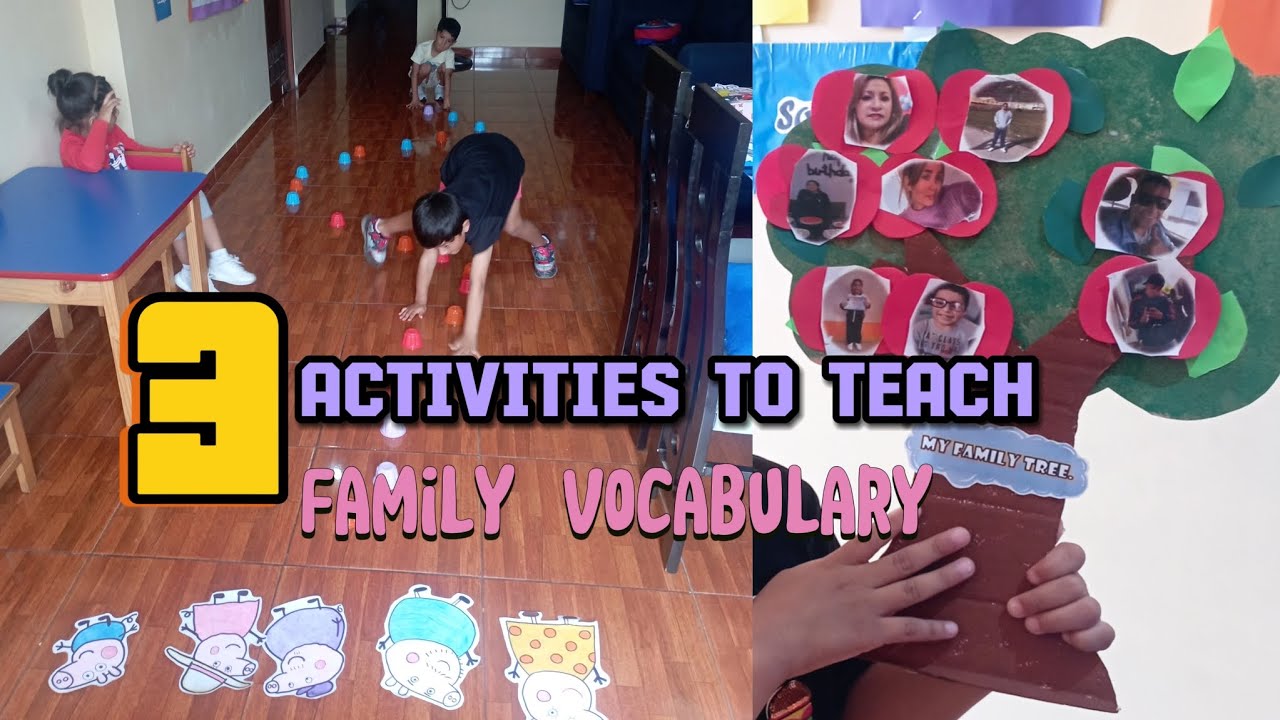 3 ESL ACTIVITIES TO TEACH FAMILY VOCABULARY TO CHILDREN - YouTube