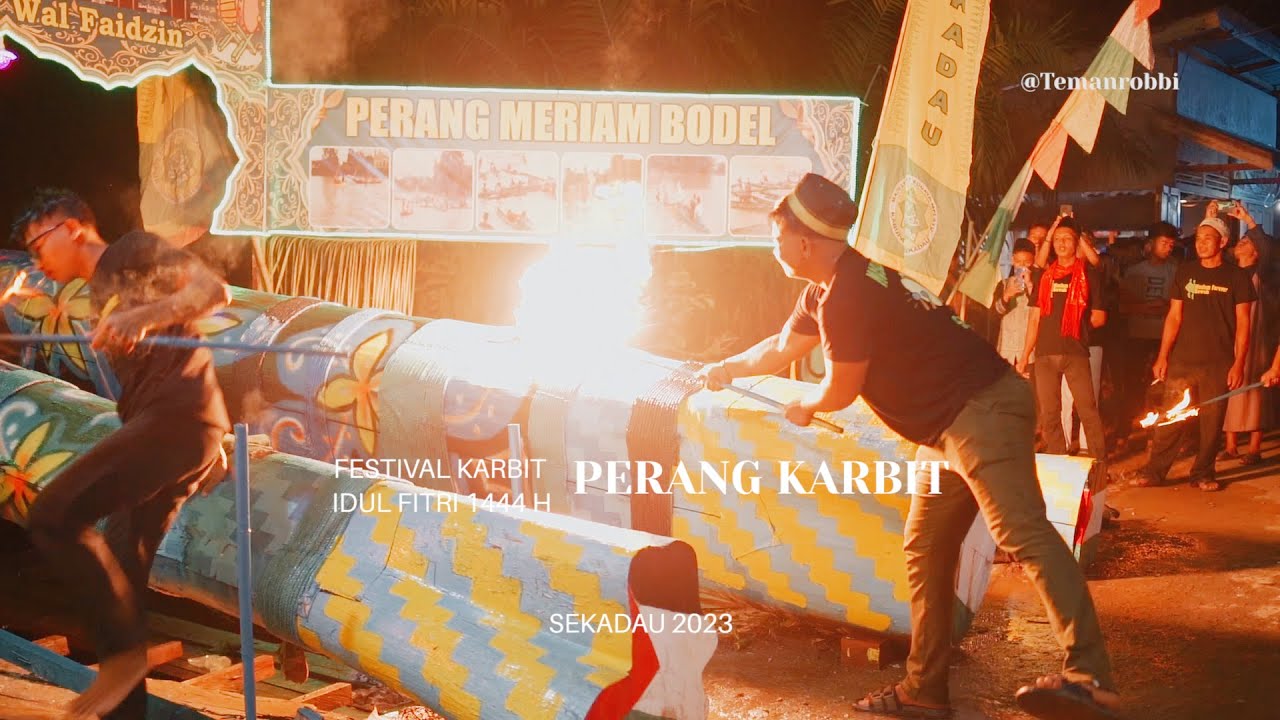 PERANG KARBIT, FESTIVAL KARBIT SEKADAU || 22 APRIL 2023 || KACA SAMPAI ...