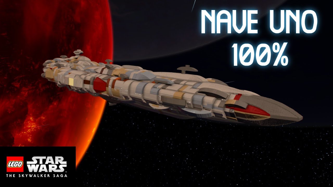 NAVE UNO COMPLETA AL 100% LEGO STAR WARS THE SKYWALKER SAGA - YouTube