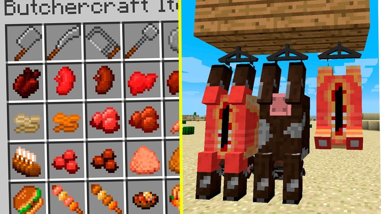 MİNECRAFT'TAKİ EN GERÇEKÇİ MOD (KASAP MODU) - YouTube