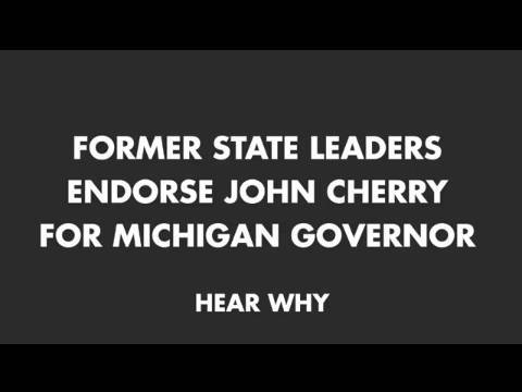 Former Speakers Endorse John Cherry for Michigan Governor - YouTube
