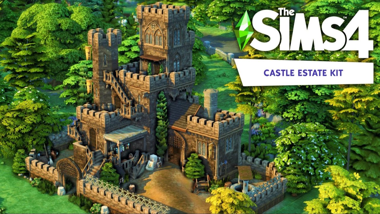 Medieval Castle | The Sims 4 Speedbuild Video #thesims4 #eapartner ...
