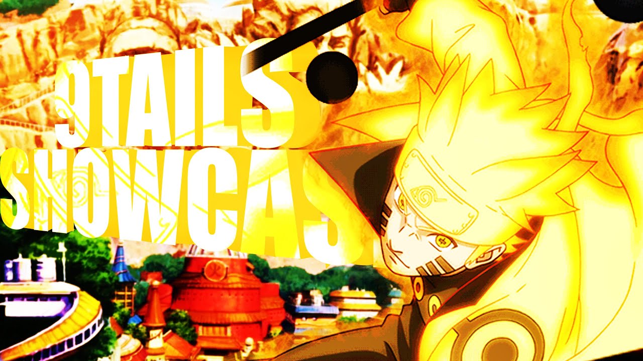 9 TAILS JINCHURIKI SHOWCASE | ALL FORMS AND SKILLS | (Shinden) - YouTube