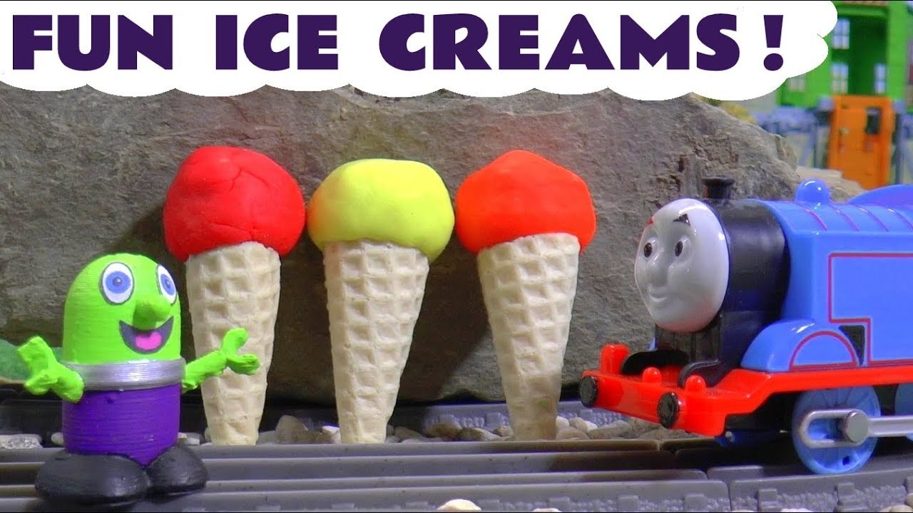 Funny Funlings Fun Ice Cream Story With Thomas and Friends And Tom Moss ...