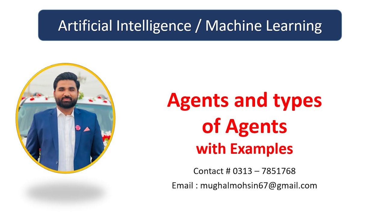 Agents & Types of Agents with Example || Machine Learning || Artificial ...