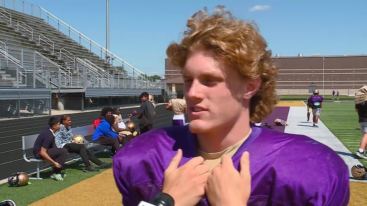 New Haven senior safety, tight end Aaron Hoffer practice interview 8/9 ...