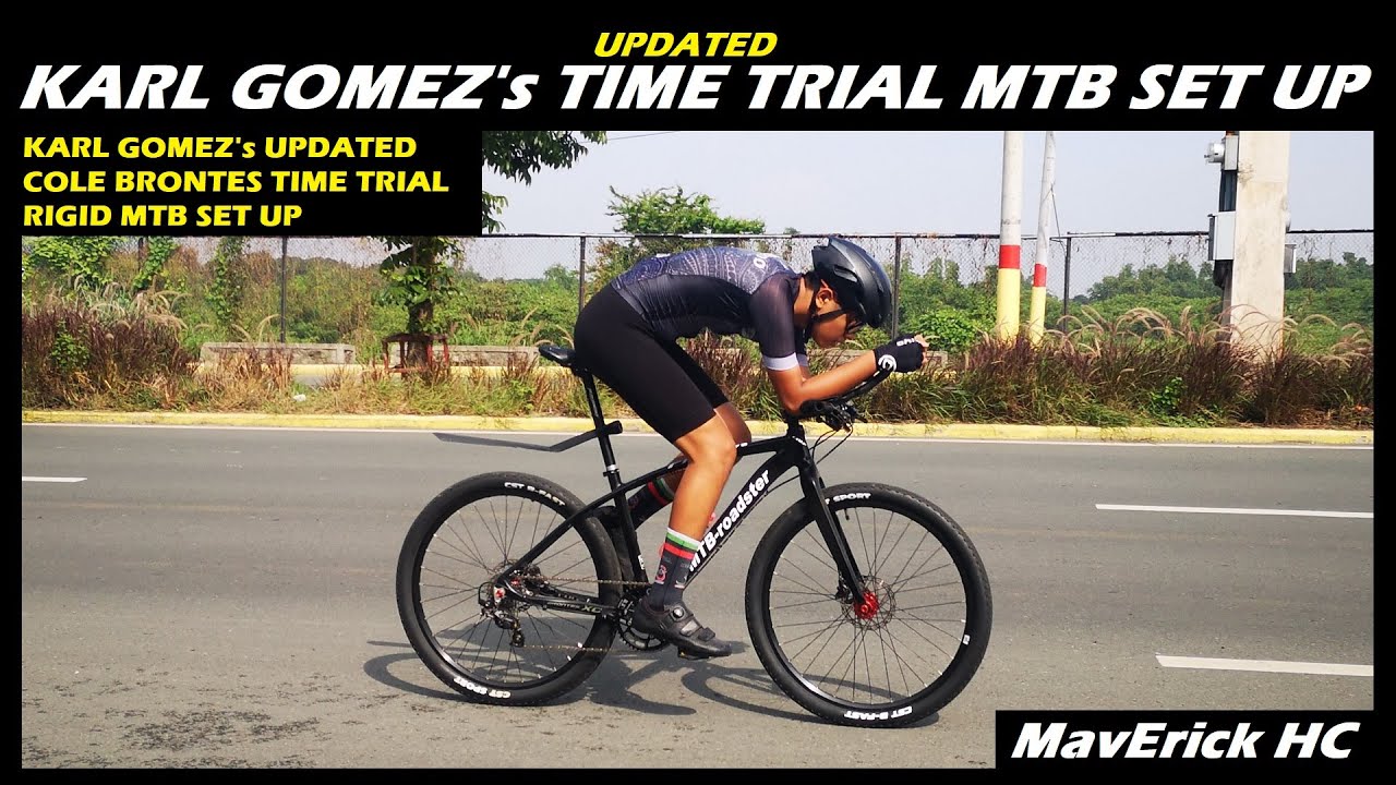 BIKECHECK=COLE BRONTES TIME TRIAL RIGID MTB SET UP(Updated) BY KARL ...