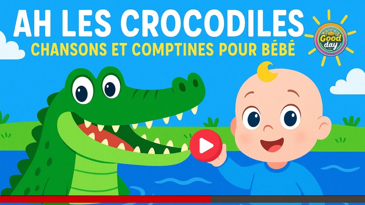 Ah ! Les Crocodiles 🐊 – Comptine Animée pour Enfants et bébé avec ...