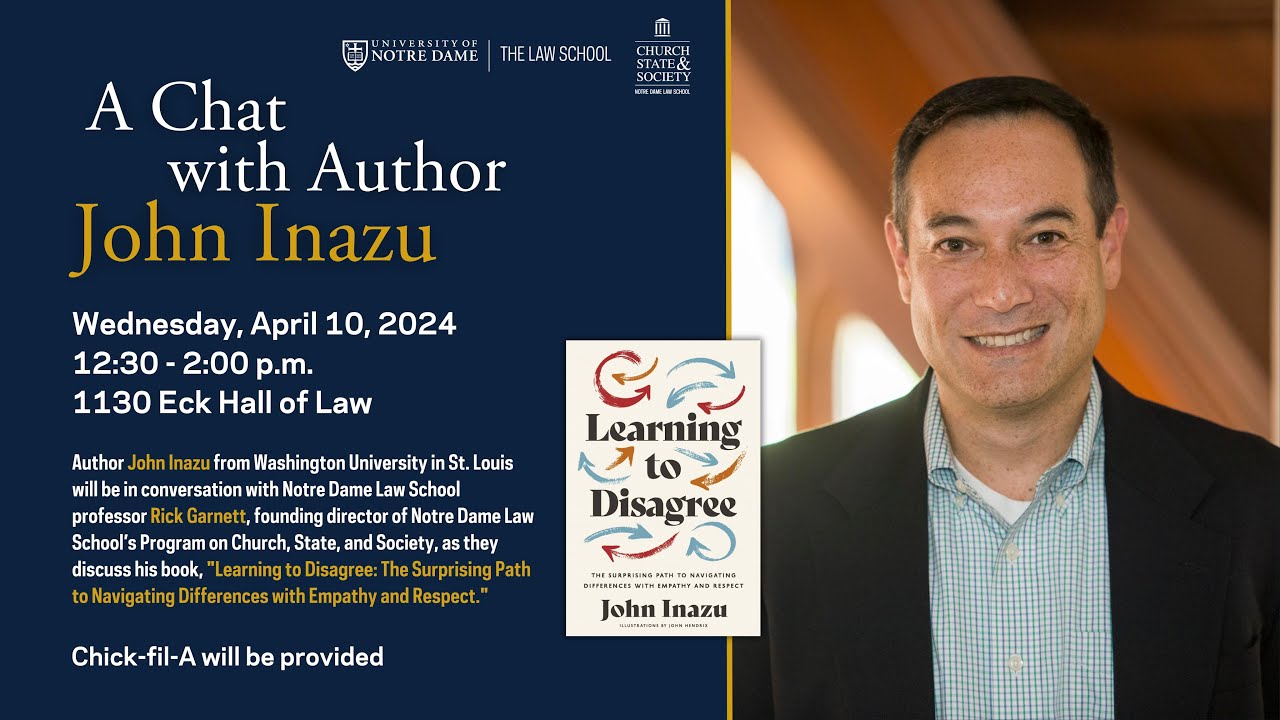 A Chat with Author John Inazu - YouTube