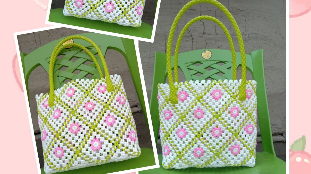 How to Make Plastic Wire Bag 🛍️🛍️😍//#Beautifull Bag🛍️👍 - YouTube