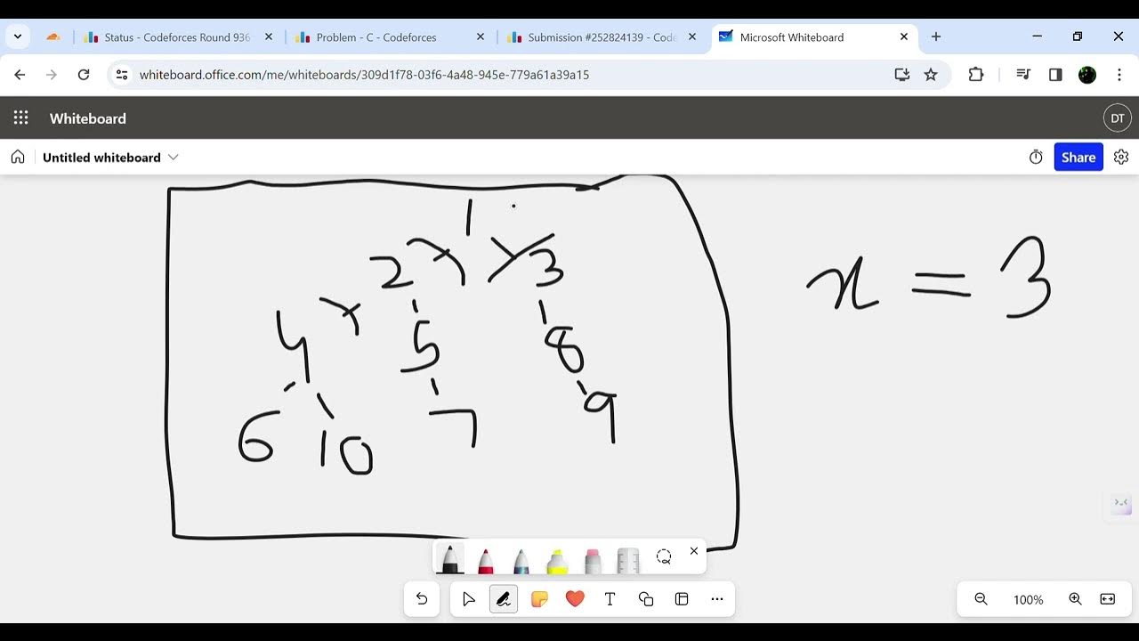 Solving Codeforces Problem 1946c Tree Cutting Explained Step By Step Round 936 Div 2 Youtube