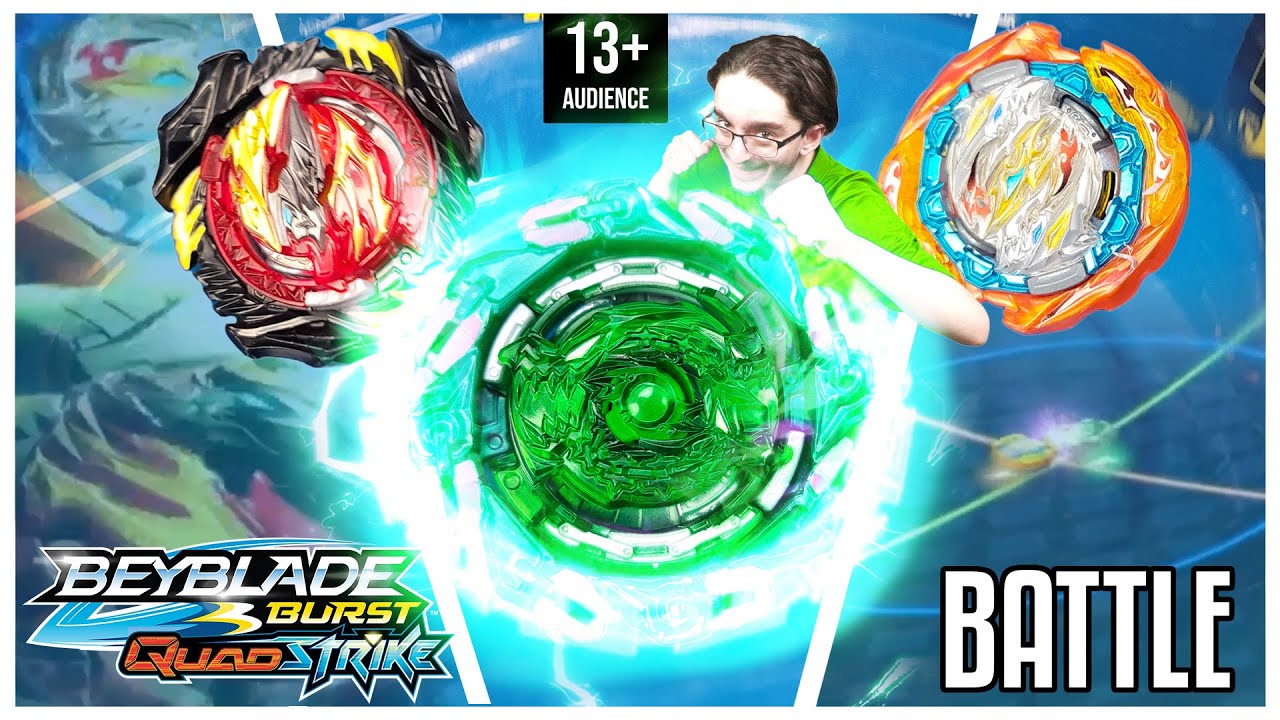 KERBEUS CHAIN DISPEL! Beyblade Burst QuadStrike Episode 6 IN REAL-LIFE ...