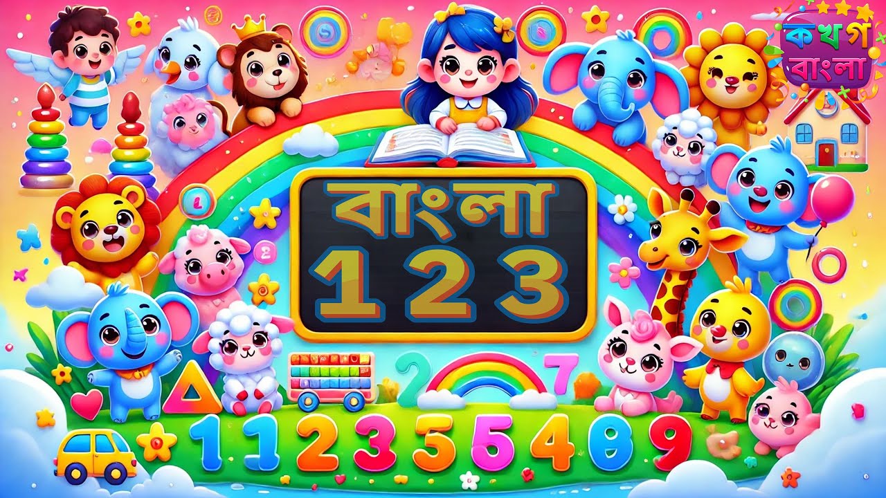 123 বাচ্চাদের জন্য বাংলায় শেখা | 123 Learning for Kids in Bengali - YouTube