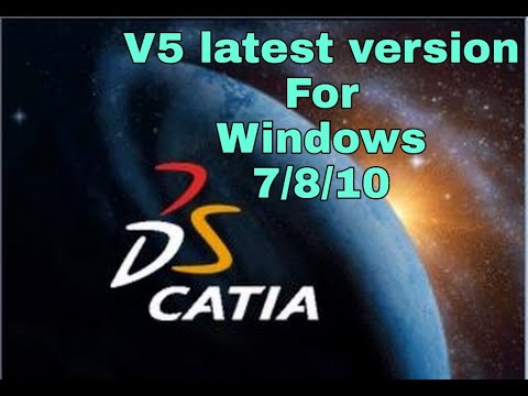 Catia V5R21 Download and installation 64bit & 32bit windows 10/8/7 2020 no need to crack.  कैटिया