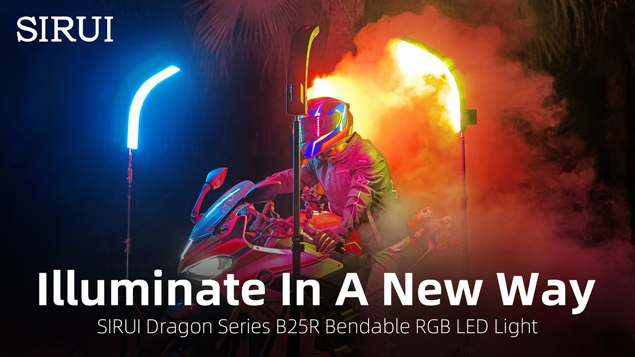 SIRUI B25R- The World's First Bendable LED Light - YouTube