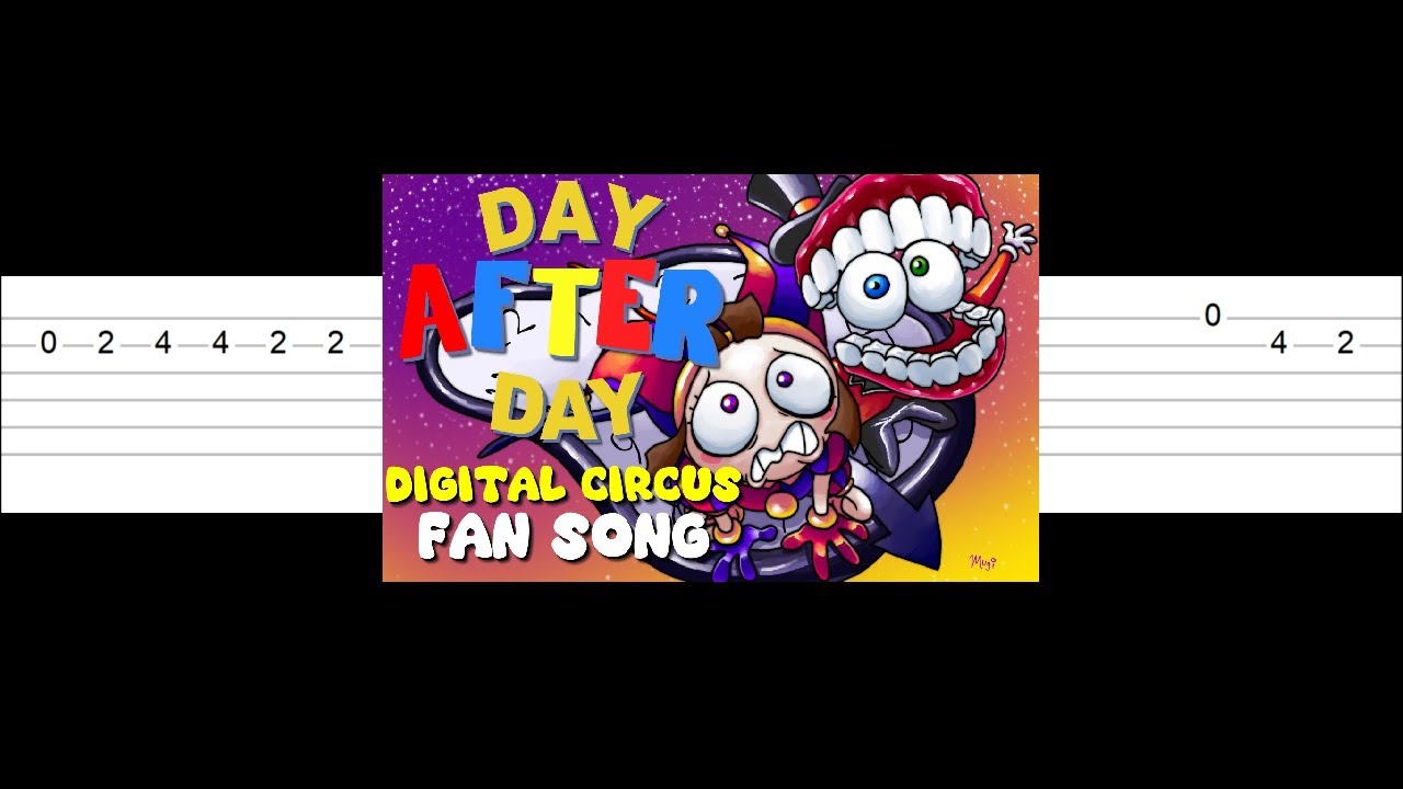 DAY AFTER DAY by RecD - Amazing Digital Circus (Easy Guitar Tabs ...